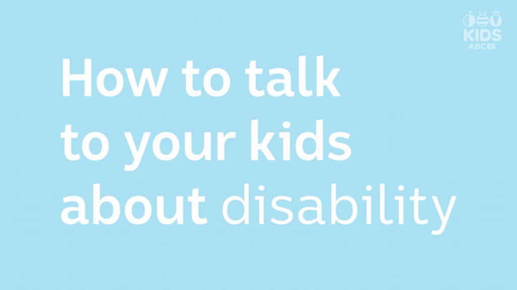 How to talk to kids about disability – SSPA